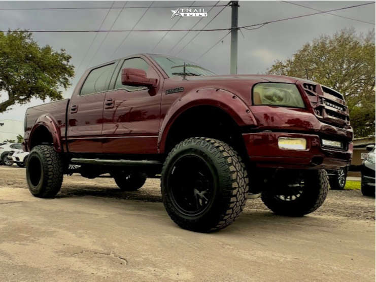 2004 Ford F-150 Wheel Offset Aggressive > 1" Outside Fender Suspension ...