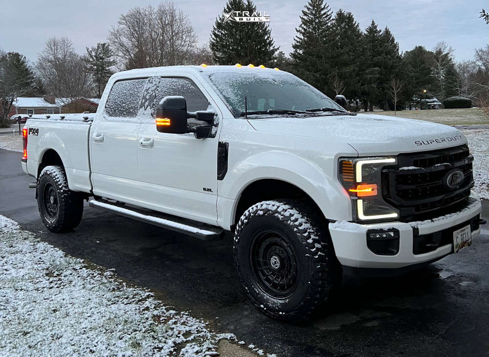 2021 Ford F-250 Super Duty Wheel Offset Aggressive > 1" Outside Fender ...