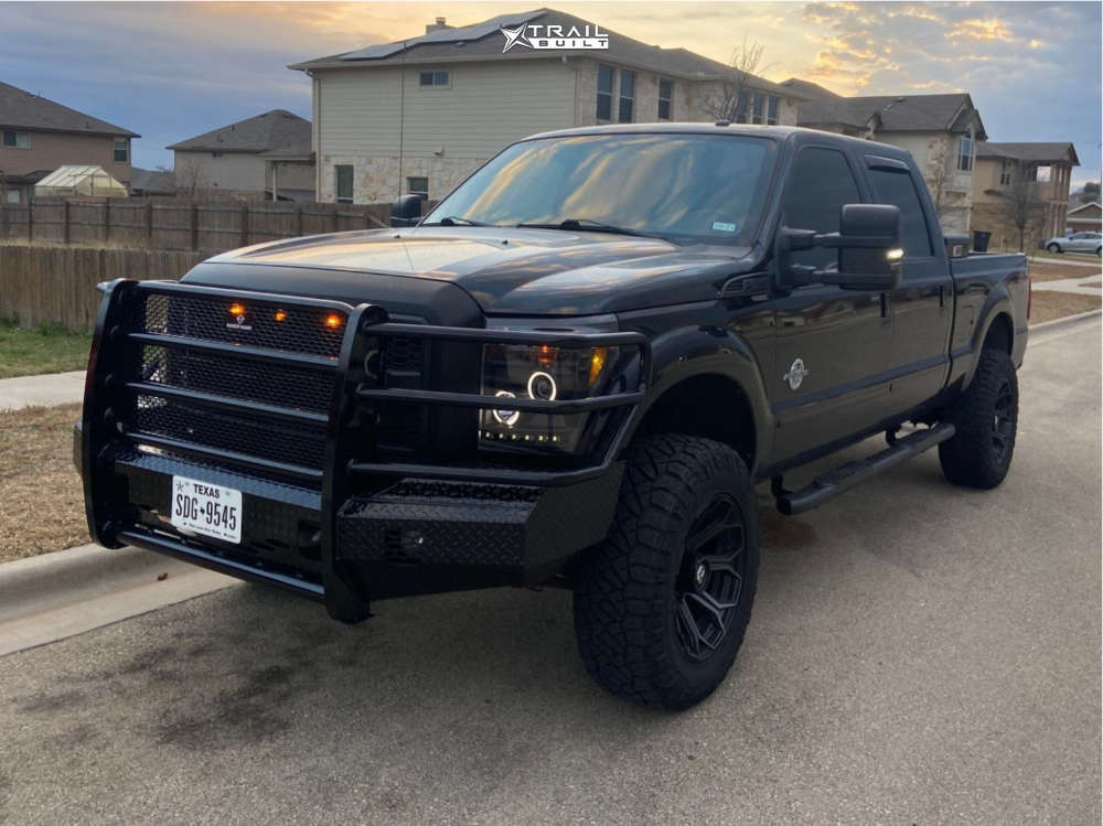 2012 Ford F-250 Super Duty Wheel Offset Aggressive > 1" Outside Fender ...