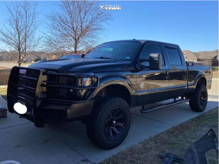 2012 Ford F-250 Super Duty Wheel Offset Aggressive > 1" Outside Fender ...