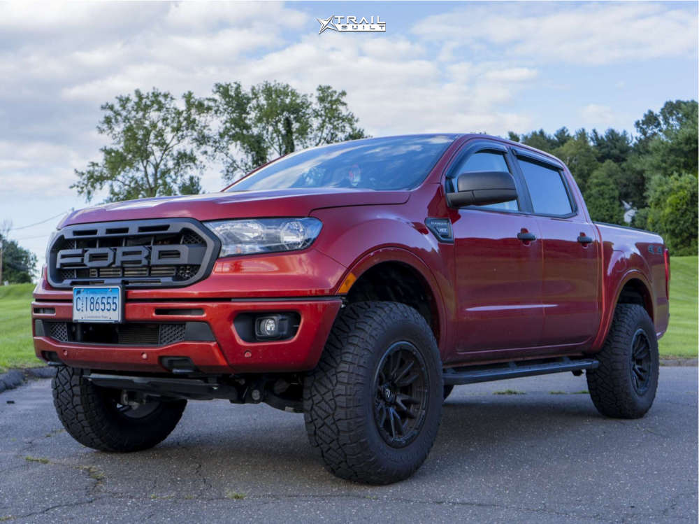 2019 Ford Ranger Wheel Offset Aggressive > 1" Outside Fender Leveling ...