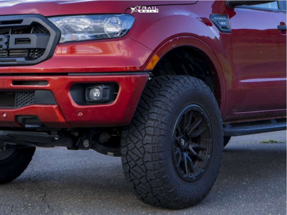 2019 Ford Ranger Wheel Offset Aggressive > 1" Outside Fender Leveling ...