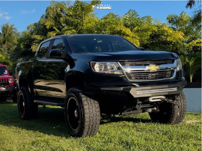 2018 Chevrolet Colorado Wheel Offset Aggressive > 1" Outside Fender ...