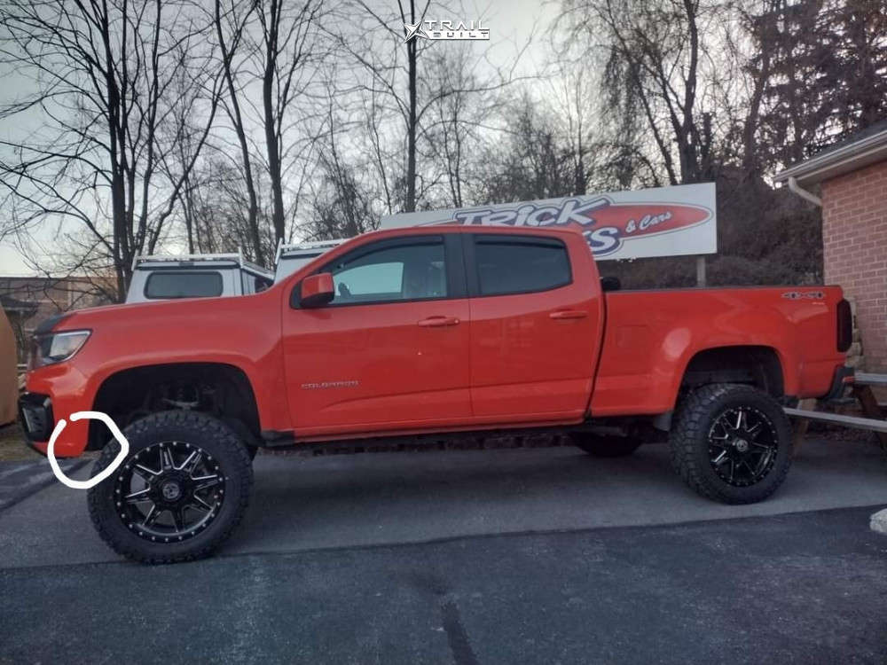 2021 Chevrolet Colorado Wheel Offset Super Aggressive 3"-5" Suspension ...
