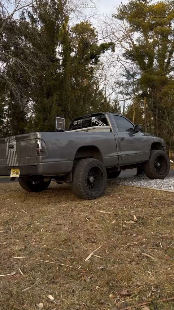 2002 Dodge Dakota Wheel Offset Hella Stance >5" Suspension Lift 6 ...