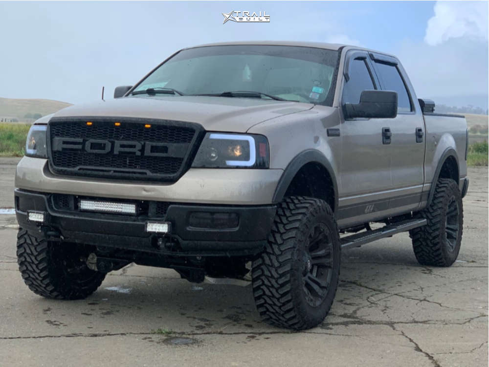 2005 Ford F-150 Wheel Offset Aggressive > 1" Outside Fender Suspension ...