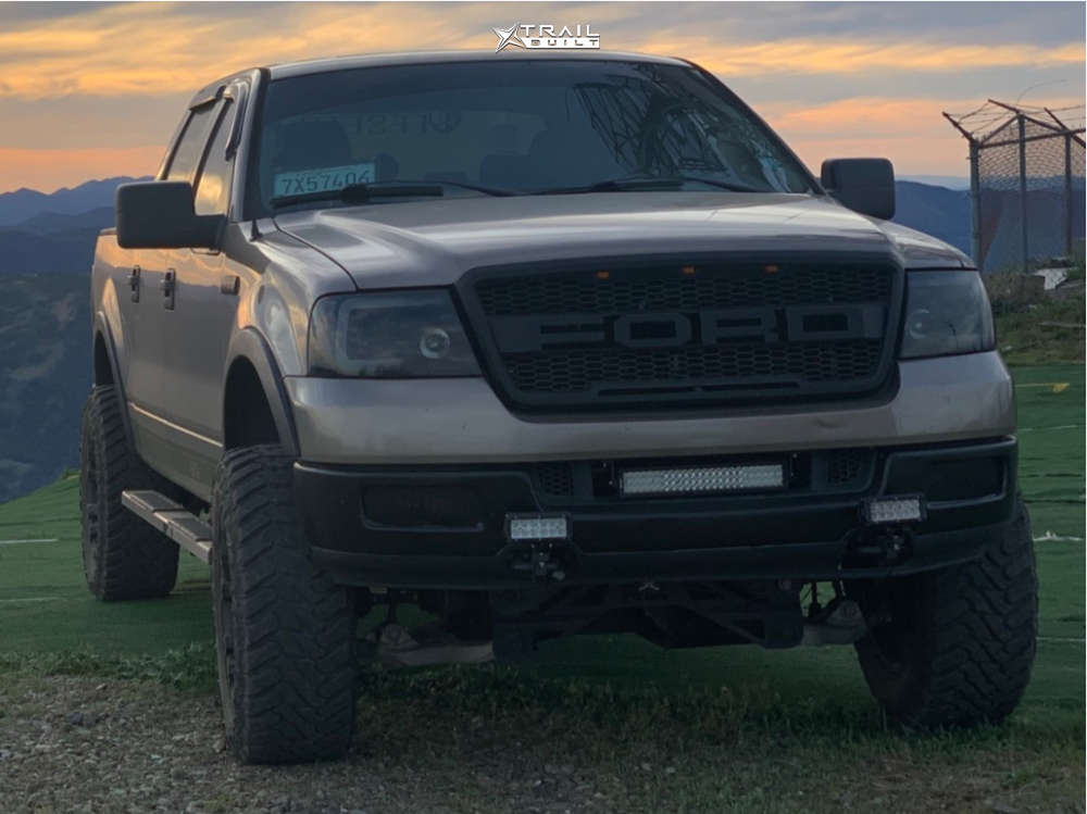 2005 Ford F-150 Wheel Offset Aggressive > 1" Outside Fender Suspension ...