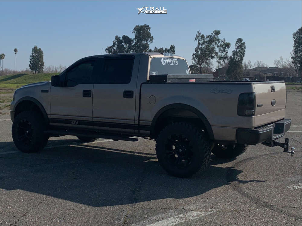 2005 Ford F-150 Wheel Offset Aggressive > 1" Outside Fender Suspension ...