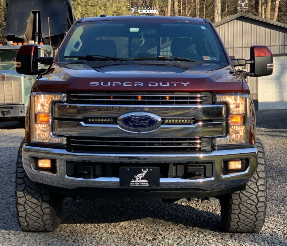 2017 Ford F-250 Super Duty Wheel Offset Aggressive > 1" Outside Fender ...