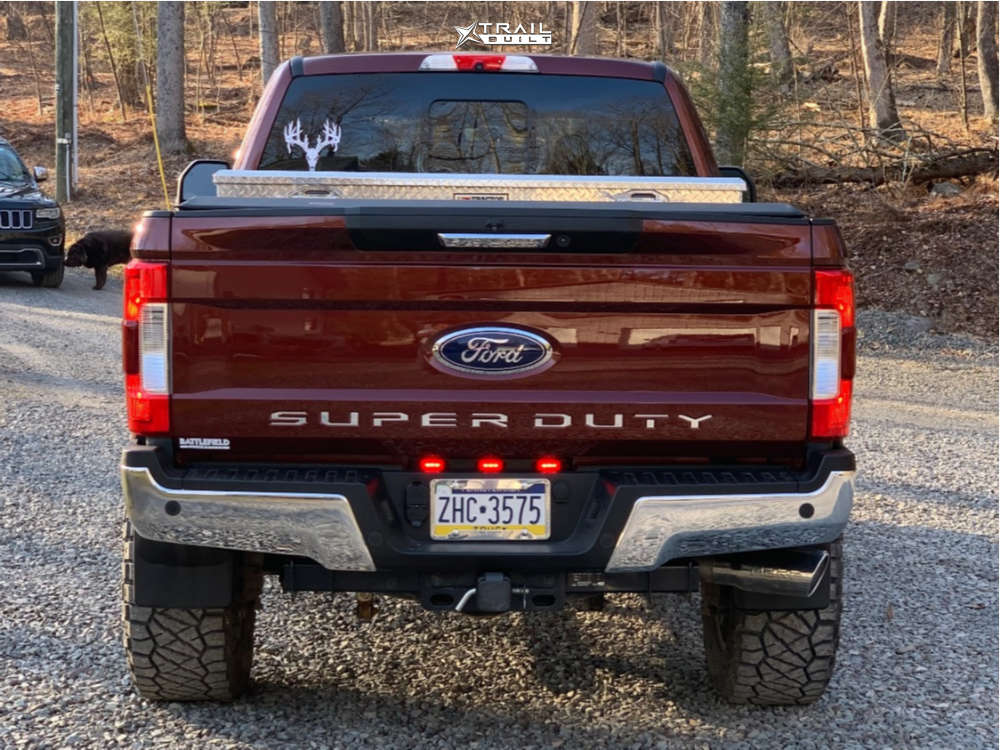 2017 Ford F-250 Super Duty Wheel Offset Aggressive > 1" Outside Fender ...