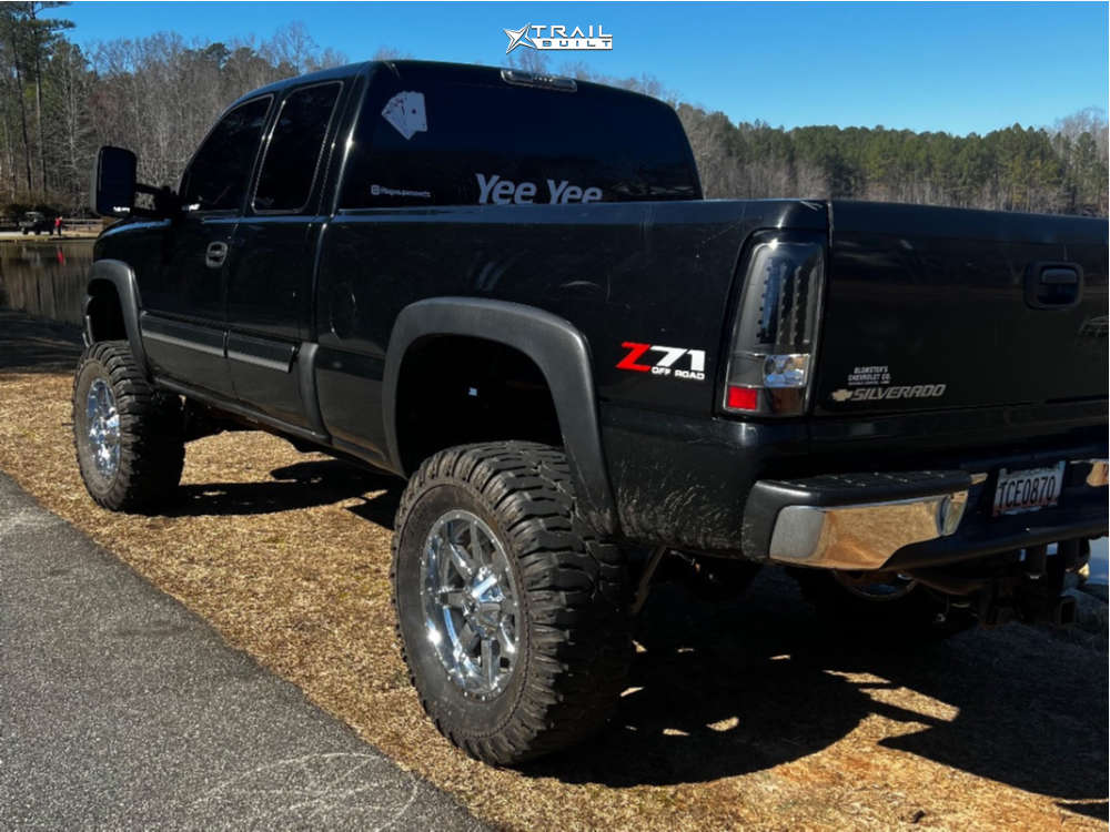 2005 Chevrolet Silverado 1500 Wheel Offset Aggressive > 1" Outside ...