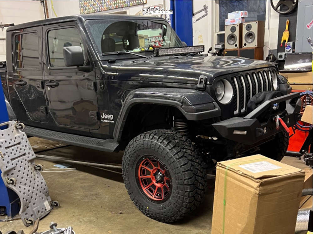 2022 Jeep Gladiator Wheel Offset Aggressive > 1" Outside Fender Suspension Lift 6" | 2563161 ...