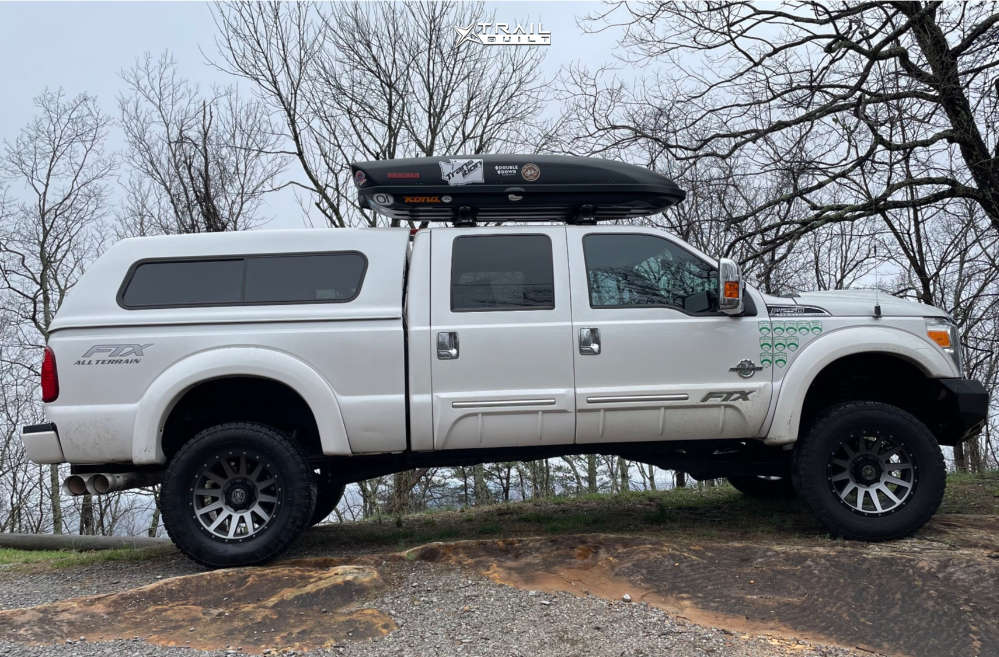 2015 Ford F-250 Super Duty Wheel Offset Aggressive > 1" Outside Fender ...