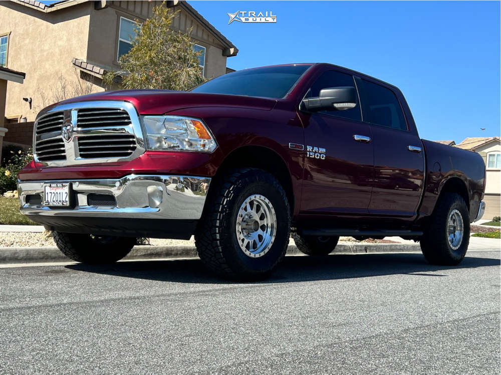 2017 Ram 1500 Wheel Offset Aggressive > 1" Outside Fender Leveling Kit ...
