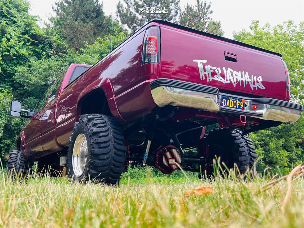 1993 Chevrolet K3500 Wheel Offset Hella Stance >5" Suspension Lift 6 ...