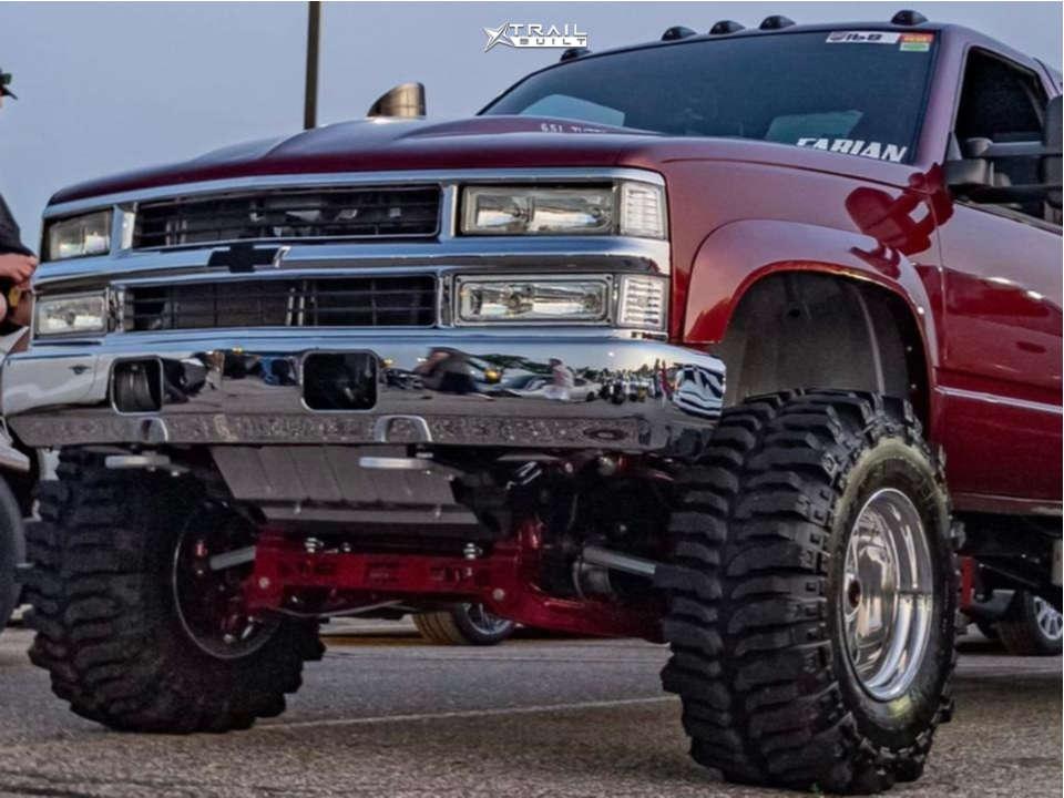 1993 Chevrolet K3500 Wheel Offset Hella Stance >5" Suspension Lift 6 ...