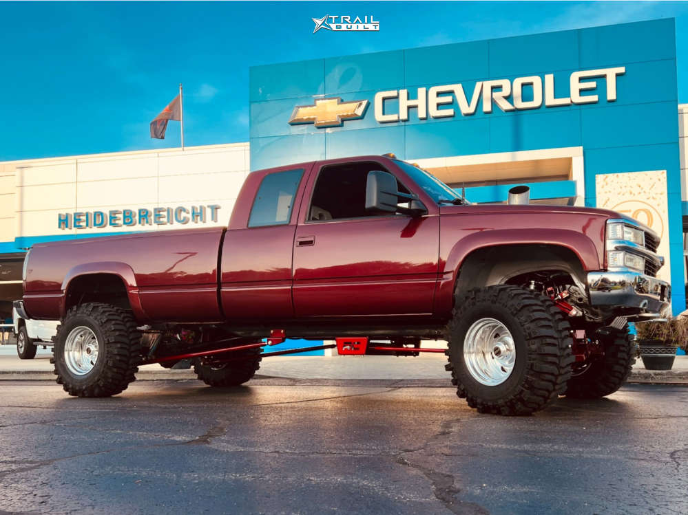 1993 Chevrolet K3500 Wheel Offset Hella Stance >5" Suspension Lift 6 ...