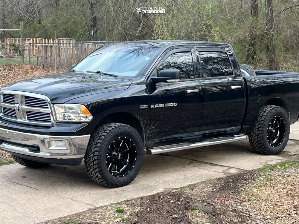 2012 Ram 1500 Wheel Offset Aggressive > 1" Outside Fender Leveling Kit ...