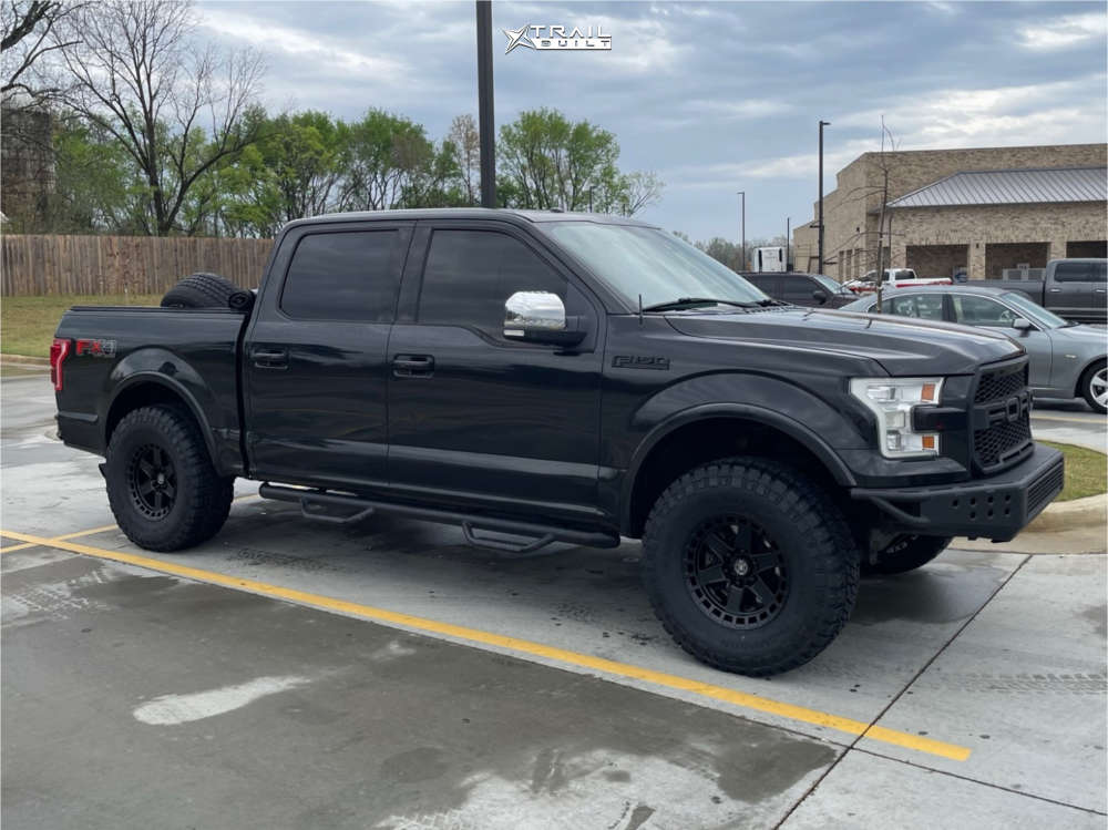 2015 Ford F-150 Wheel Offset Slightly Aggressive Leveling Kit | 2580155 ...