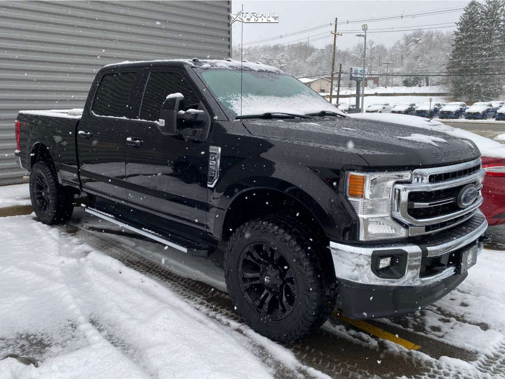 2021 Ford F-250 Super Duty Wheel Offset Aggressive > 1" Outside Fender ...