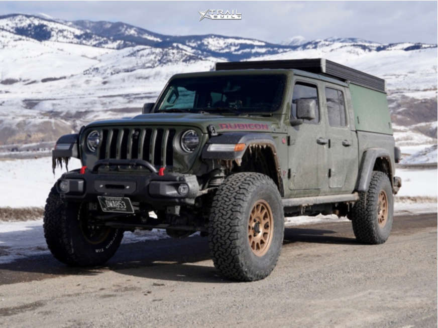 2022 Jeep Gladiator Wheel Offset Nearly Flush Suspension Lift 3.5 ...