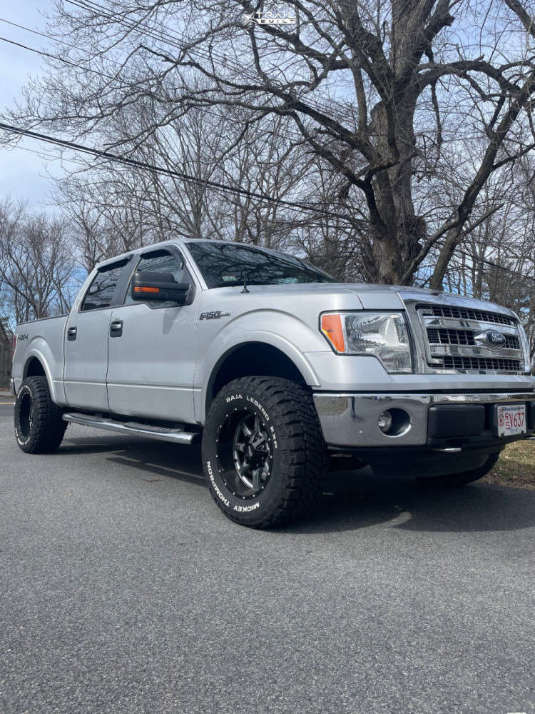 2013 Ford F-150 Wheel Offset Aggressive > 1" Outside Fender Leveling ...