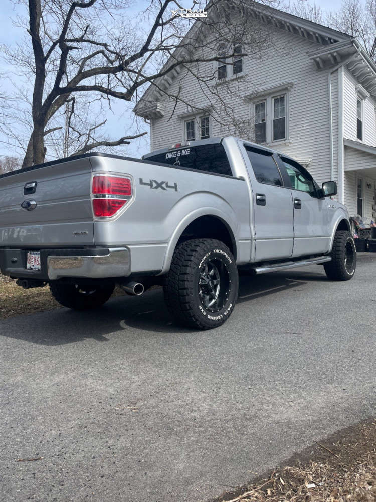 2013 Ford F-150 Wheel Offset Aggressive > 1" Outside Fender Leveling ...