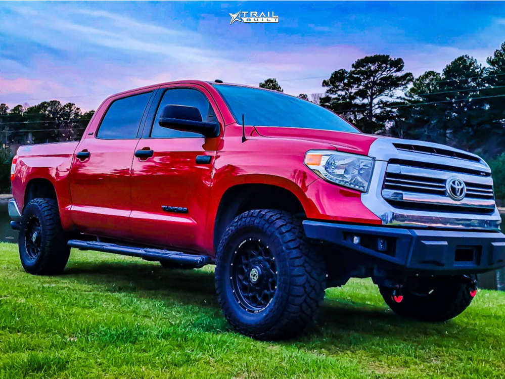 2017 Toyota Tundra Wheel Offset Aggressive > 1" Outside Fender Leveling ...