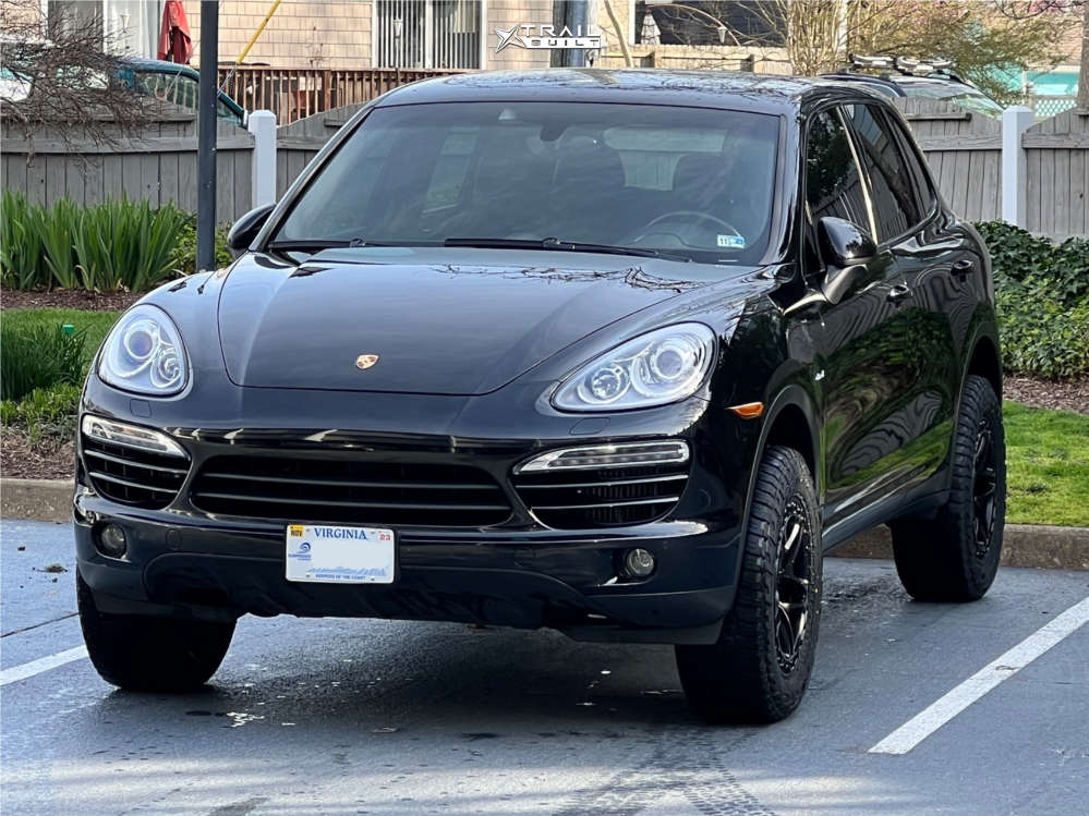 2014 Porsche Cayenne Wheel Offset Slightly Aggressive Suspension Lift 2 ...