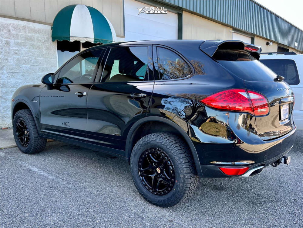 2014 Porsche Cayenne Wheel Offset Slightly Aggressive Suspension Lift 2 ...