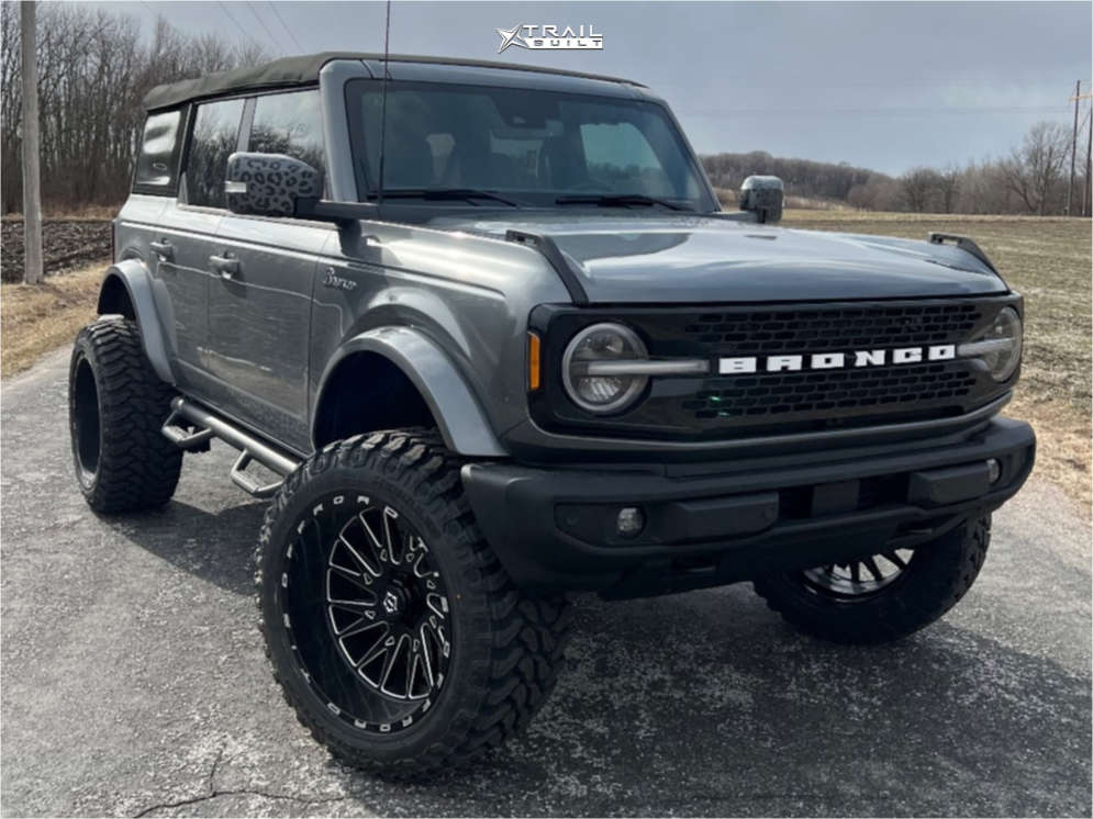 2022 Ford Bronco Wheel Offset Aggressive > 1" Outside Fender Suspension ...