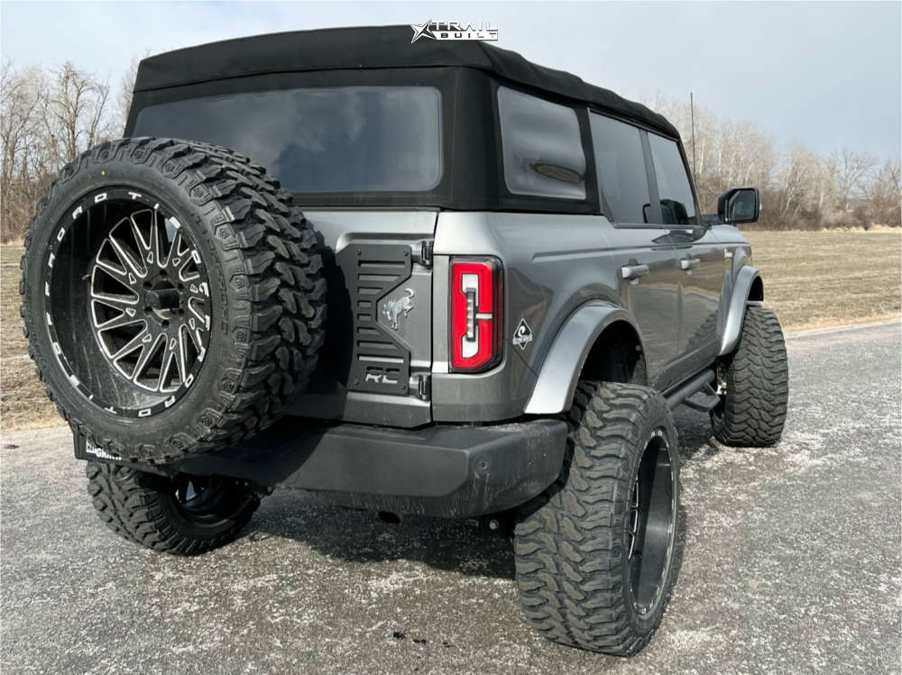 2022 Ford Bronco Wheel Offset Aggressive > 1" Outside Fender Suspension ...