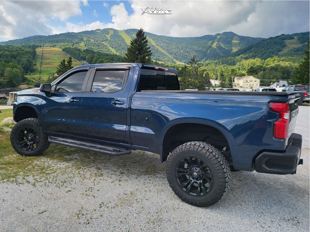 2019 Chevrolet Silverado 1500 Wheel Offset Aggressive > 1" Outside ...