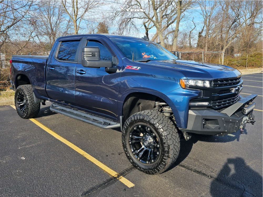 2019 Chevrolet Silverado 1500 Wheel Offset Aggressive > 1" Outside ...