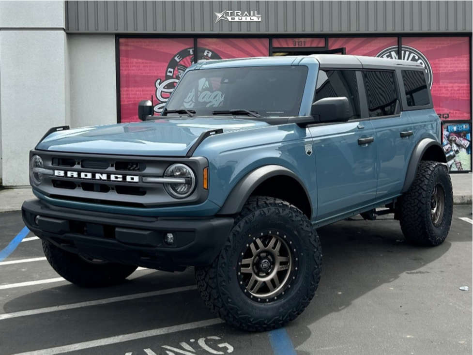 2022 Ford Bronco Wheel Offset Aggressive > 1" Outside Fender Suspension ...