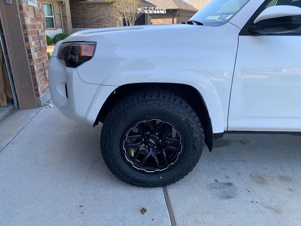 2018 Toyota 4Runner Wheel Offset Aggressive > 1" Outside Fender Stock ...