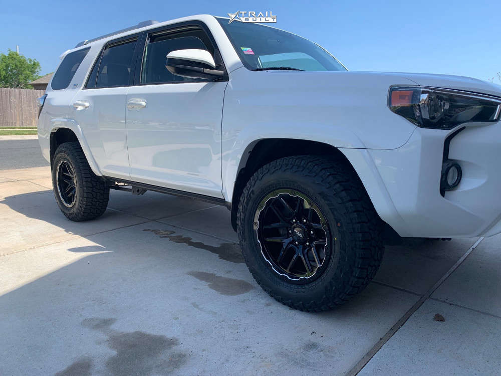2018 Toyota 4Runner Wheel Offset Aggressive > 1" Outside Fender Stock ...
