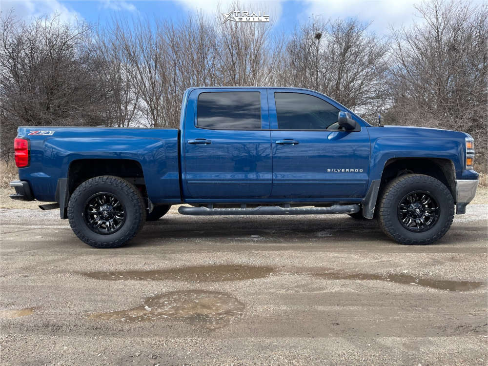 2015 Chevrolet Silverado 1500 Wheel Offset Aggressive > 1" Outside ...