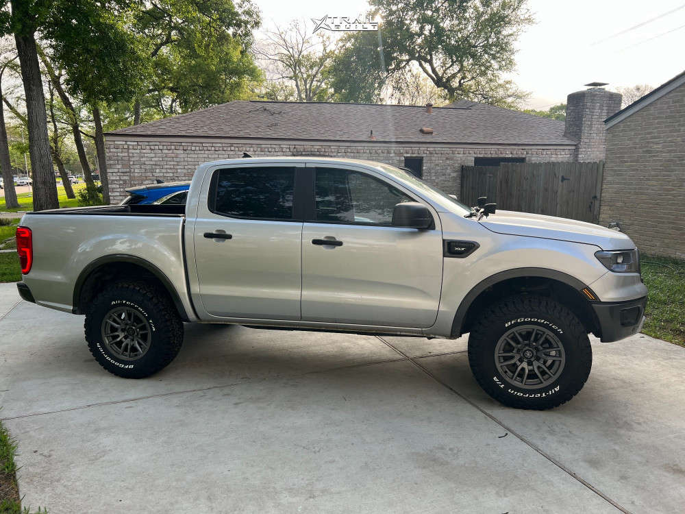 2019 Ford Ranger Wheel Offset Slightly Aggressive Suspension Lift 2.5 ...