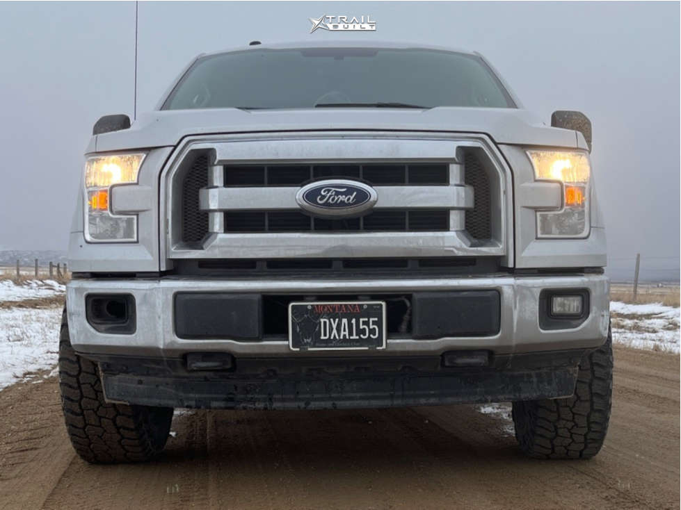 2017 Ford F-150 Wheel Offset Aggressive > 1" Outside Fender Leveling ...