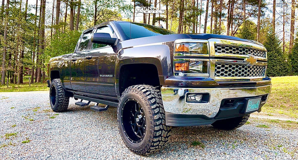 2015 Chevrolet Silverado 1500 Wheel Offset Aggressive > 1" Outside ...