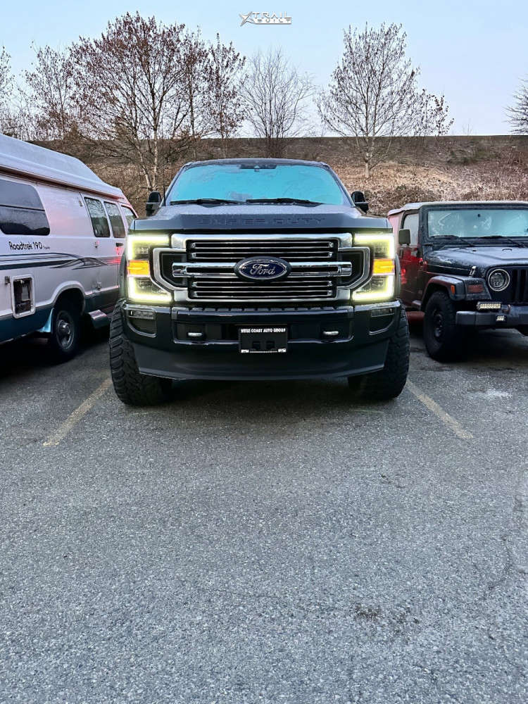 2020 Ford F-350 Super Duty Wheel Offset Aggressive > 1" Outside Fender ...