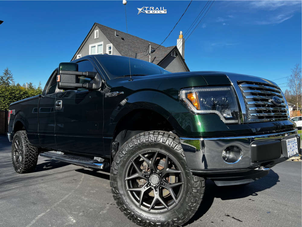 2012 Ford F-150 Wheel Offset Aggressive > 1" Outside Fender Leveling ...