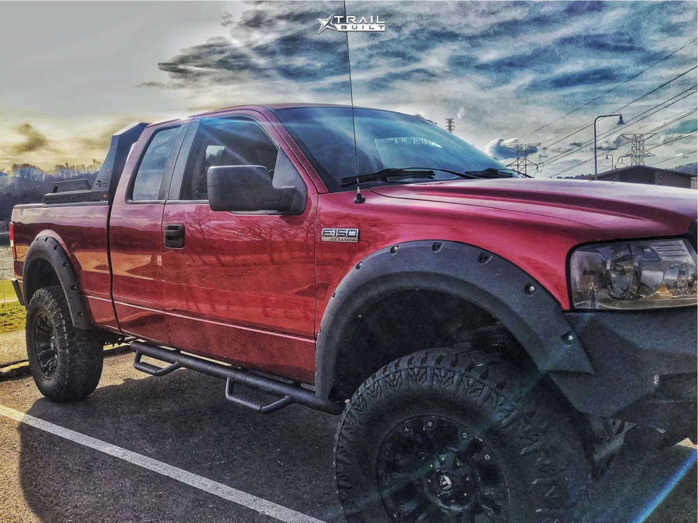 2007 Ford F-150 Wheel Offset Slightly Aggressive Suspension Lift 6 ...