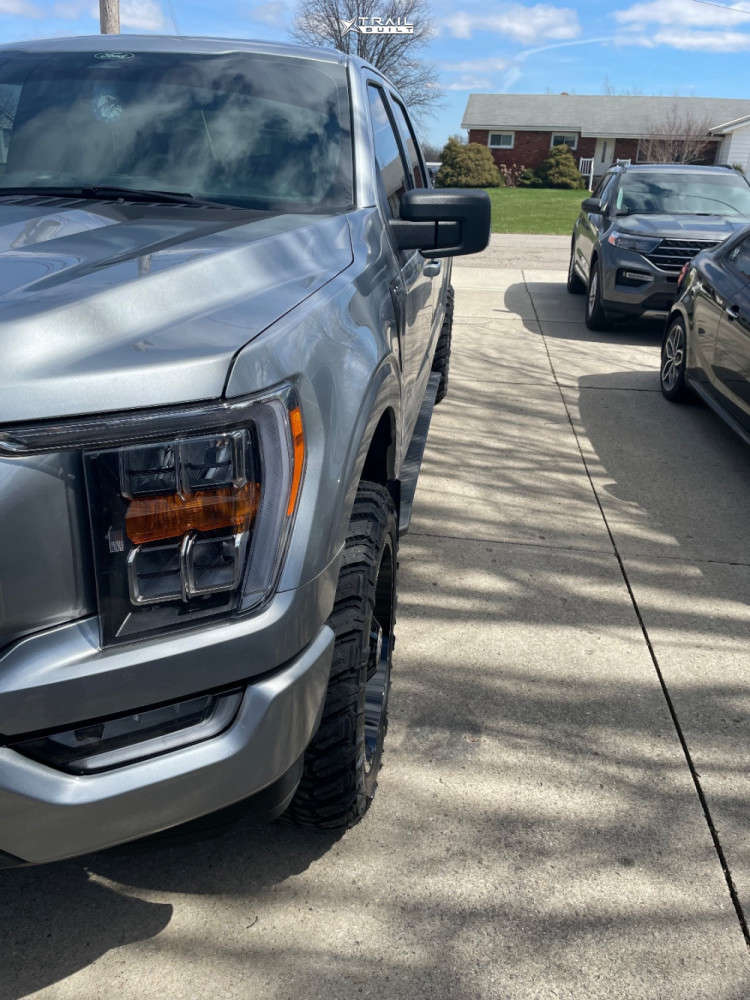 2022 Ford F-150 Wheel Offset Slightly Aggressive Leveling Kit | 2609963 ...