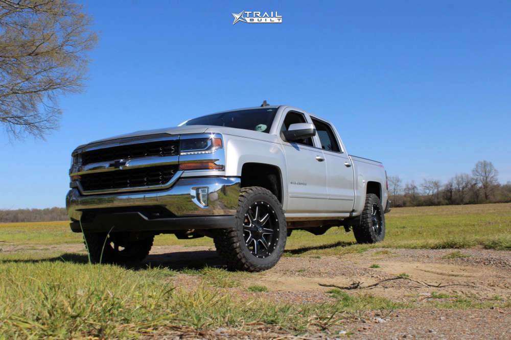 2016 Chevrolet Silverado 1500 Wheel Offset Aggressive > 1" Outside ...