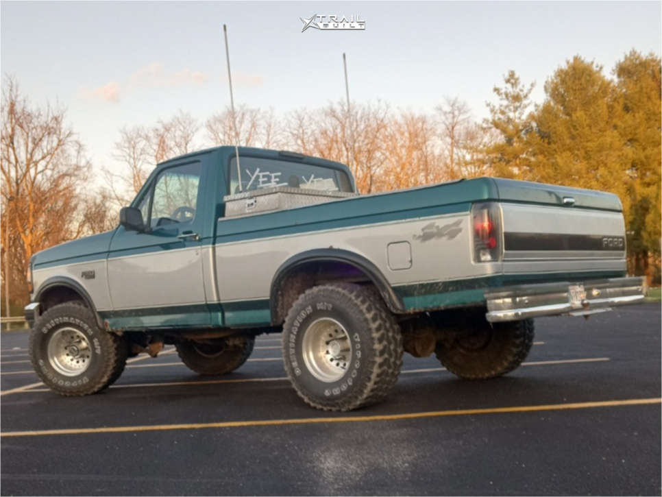1996 Ford F-150 Wheel Offset Aggressive > 1" Outside Fender Leveling ...