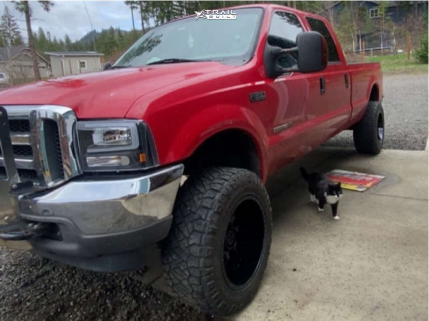 2004 Ford F-350 Super Duty Wheel Offset Aggressive > 1" Outside Fender ...
