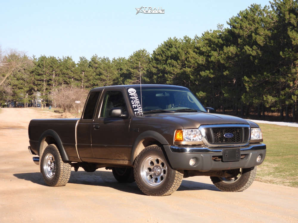 2005 Ford Ranger Wheel Offset Aggressive > 1" Outside Fender Stock ...