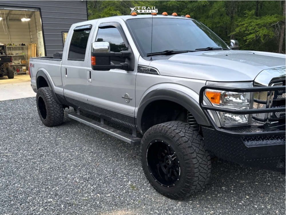 2016 Ford F-250 Super Duty Wheel Offset Aggressive > 1" Outside Fender ...